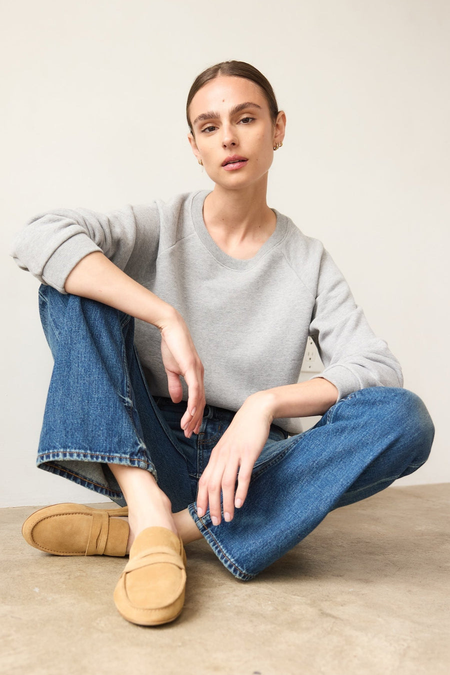 The Daily Sweatshirt in Heather Grey – Jamie Haller